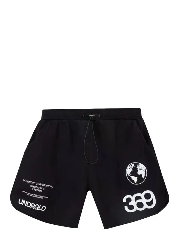 UNDERGOLD Golden Heritage Basic Biased Shorts - Black