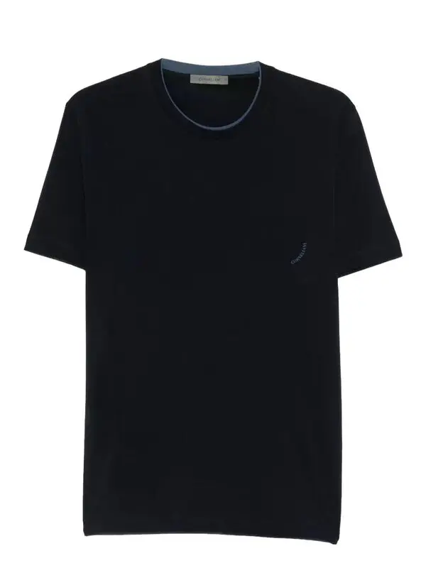 Corneliani Crewneck Pocket T-shirt - Blue