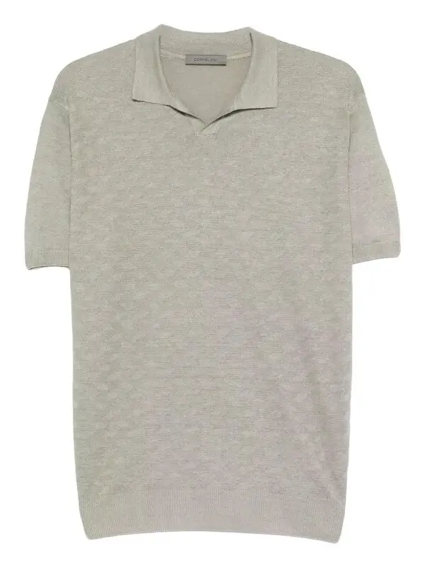 Corneliani Knitted Polo Shirt - Neutrals