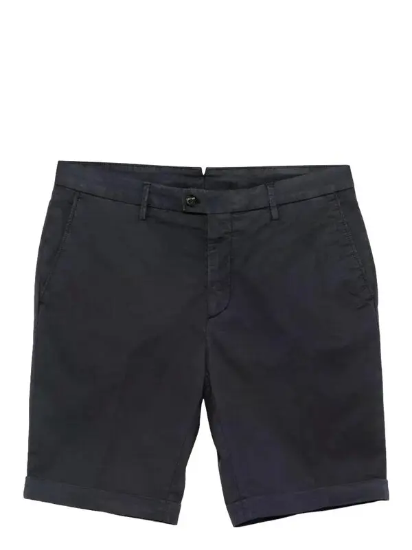 Corneliani Cuffed Shorts - Blue