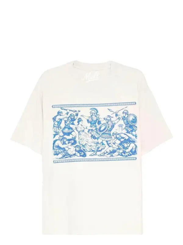 MELT Graphic-print T-shirt - Neutrals