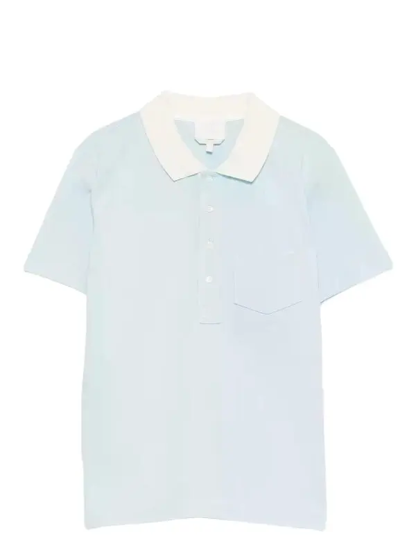 A.p.c. Half-button Polo Top - Blue