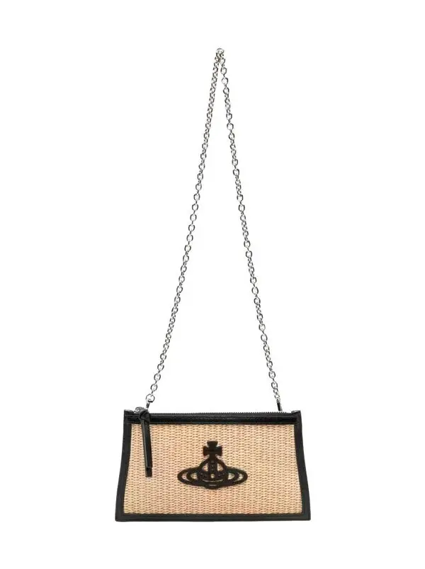 VIVIENNE WESTWOOD Small Flat Clutch - Neutrals