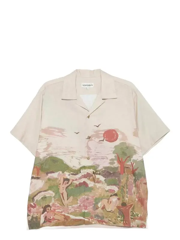 CARNE BOLLENTE Printed Shirt - Neutrals