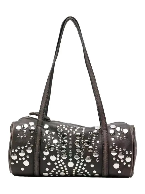Gimaguas Studded Sofia Shoulder Bag - Brown