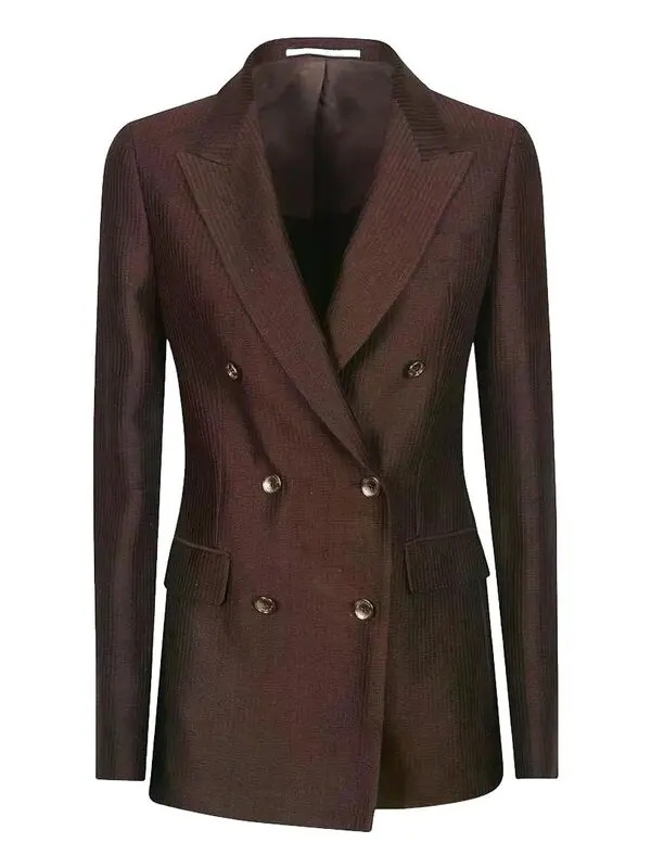 Tagliatore Parigi Double-breasted Blazer - Brown