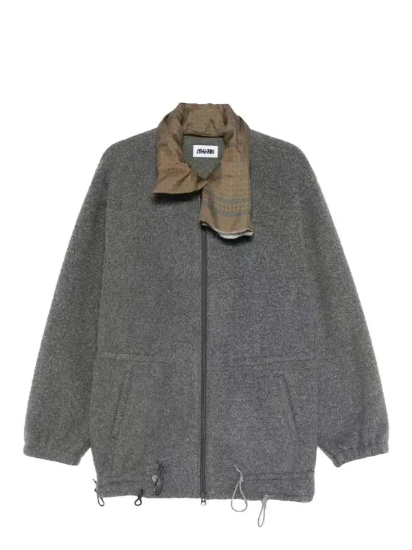 MAGLIANO Scarf Drawstring Coat - Grey