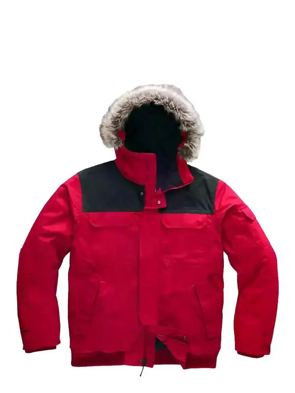 The North Face Gotham Iii Jacket With Faux-fur Trim - Red