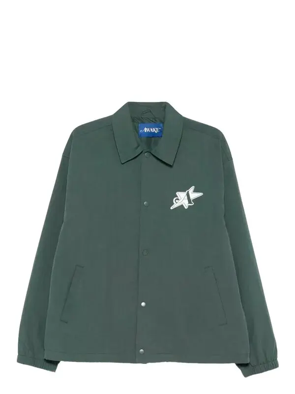 AWAKE NY L.e.s. Community Coaches Jacket - Green