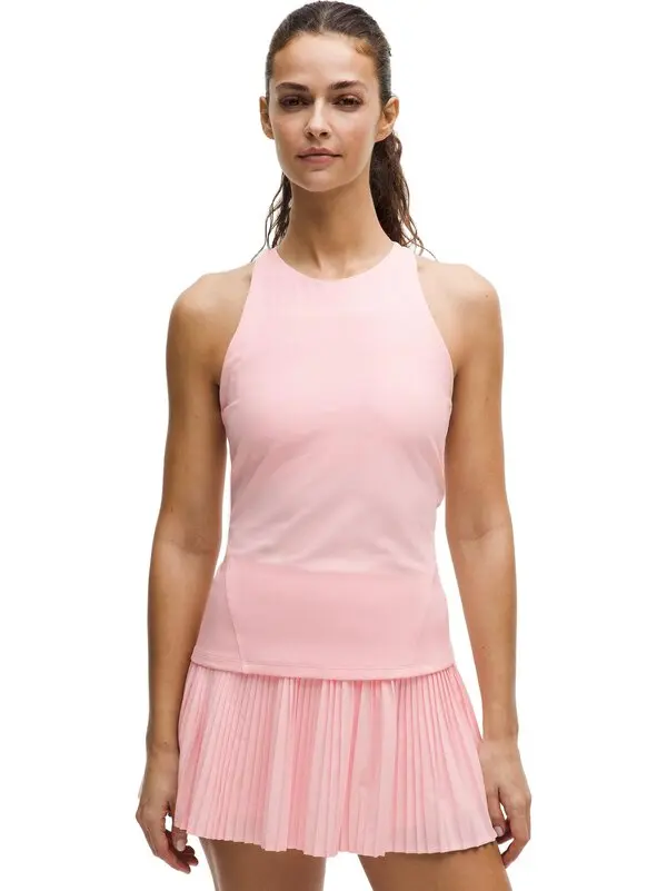 Lululemon Racerback High-neck Tennis Tank Top - Pink Pearl