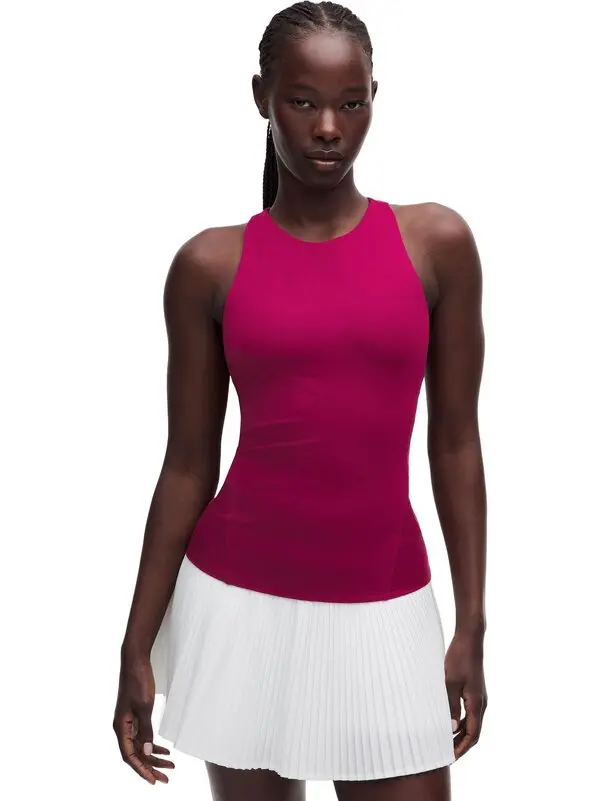 Lululemon Racerback High-neck Tennis Tank Top - Raspberry Rave