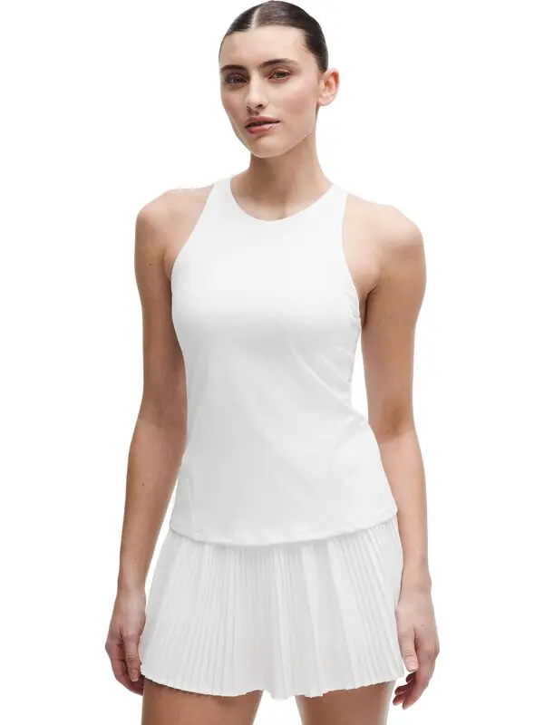 Lululemon Racerback High-neck Tennis Tank Top - White