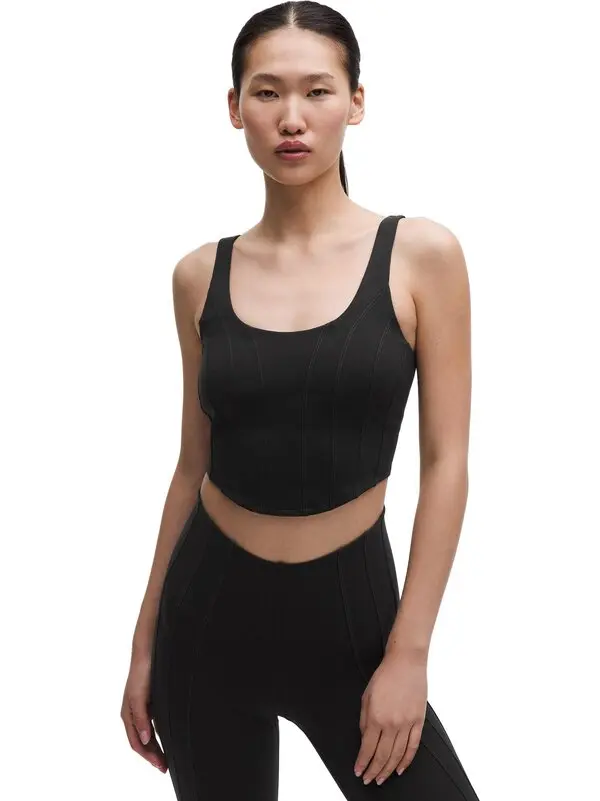 Lululemon Ultralu Corset-stitch Tank Top - Black