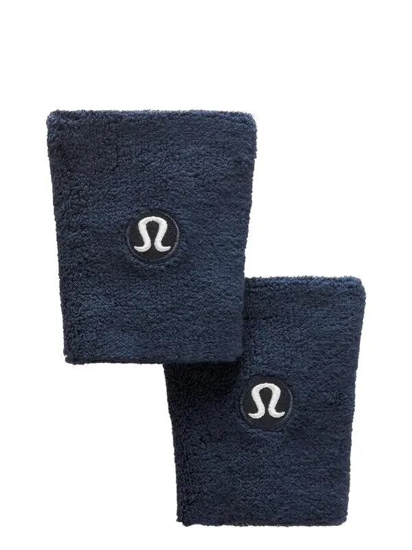 Lululemon High-pile Cotton Terry Wristbands - Club Blue
