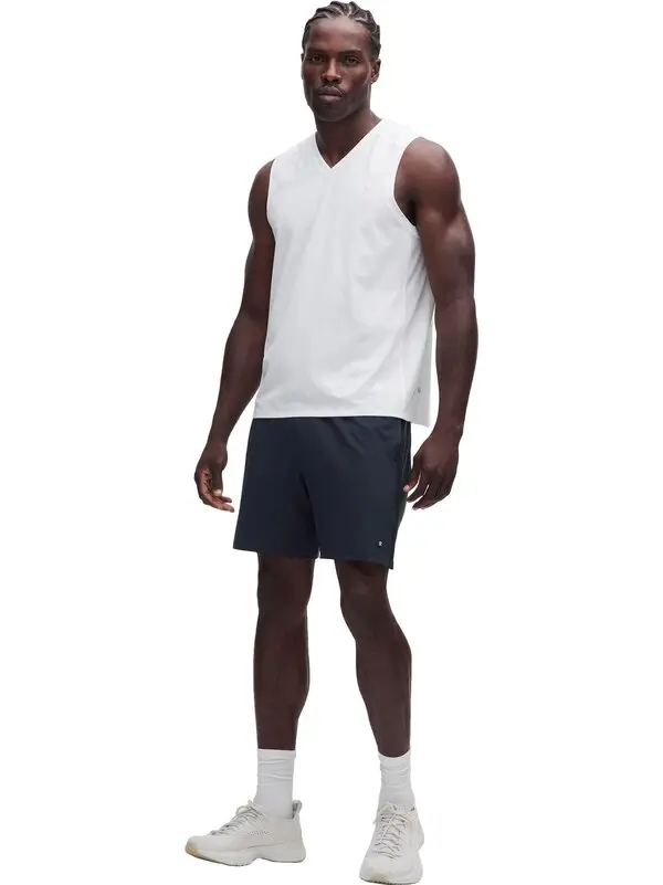 Lululemon Mesh-panelled Tennis Short 7 - True Navy