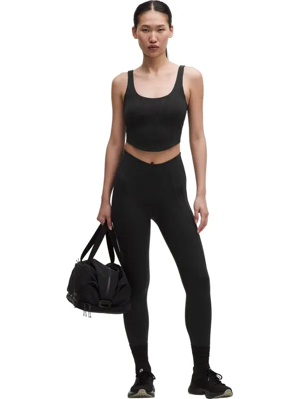 Lululemon Ultralu Corset-stitch 25" Tights - Black