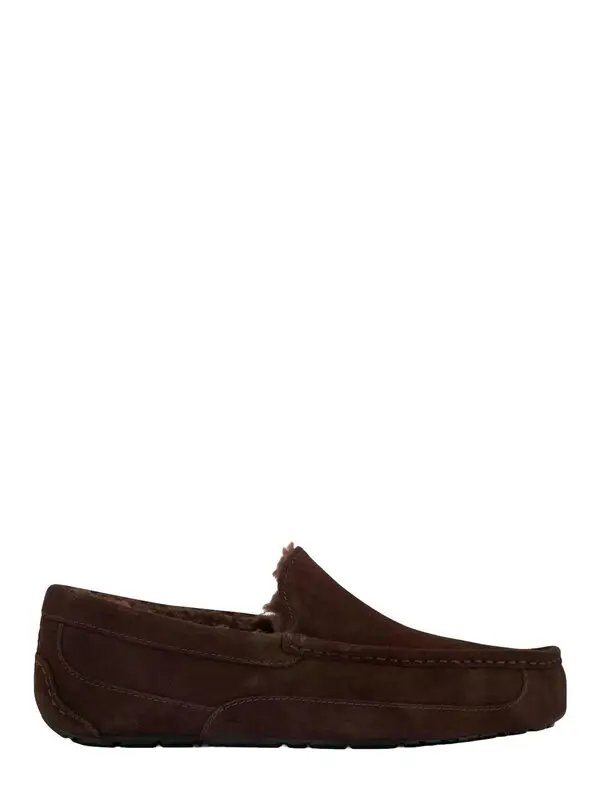 UGG Ascot Suede Slippers - Brown