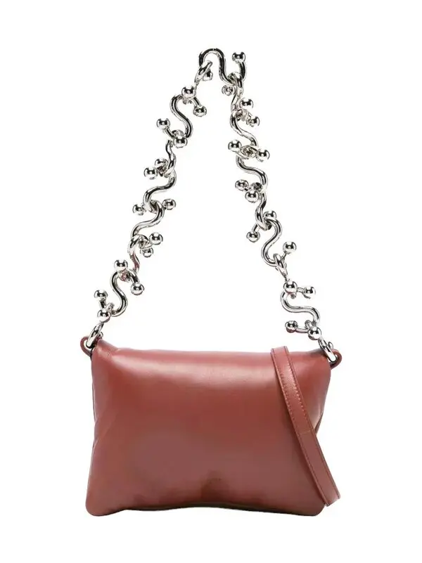 Sportmax Mini Soffy Chain-strap Leather Shoulder Bag - Red