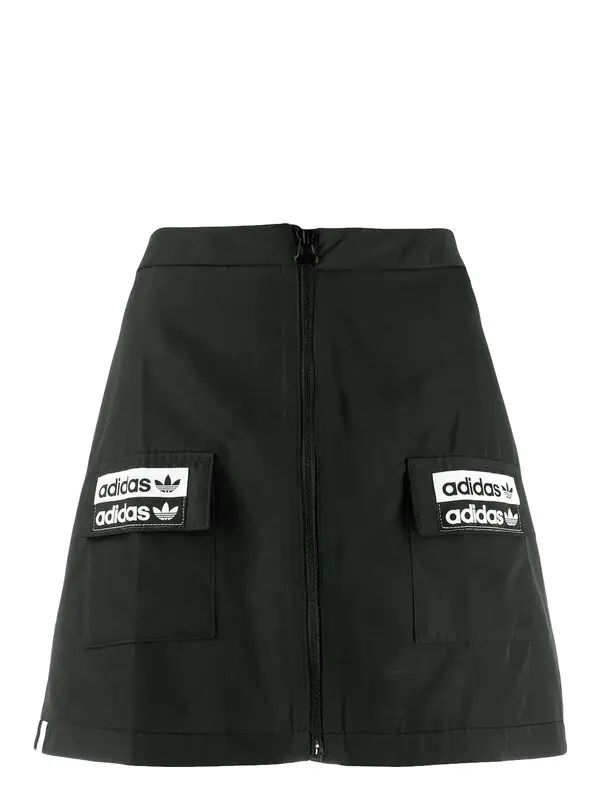 Adidas Logo Patch Mini Skirt - Black