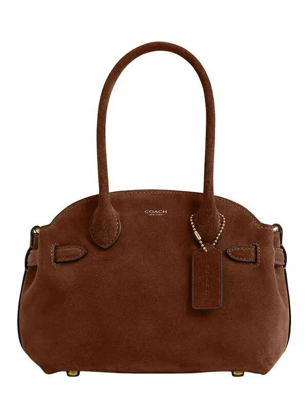 COACH Soft Empire Carryall Bag 21 - Brass/warm Brown