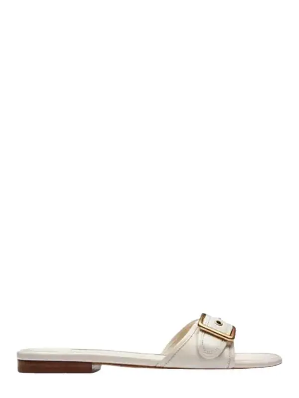 COACH Margot Flat Sandal - Chalk