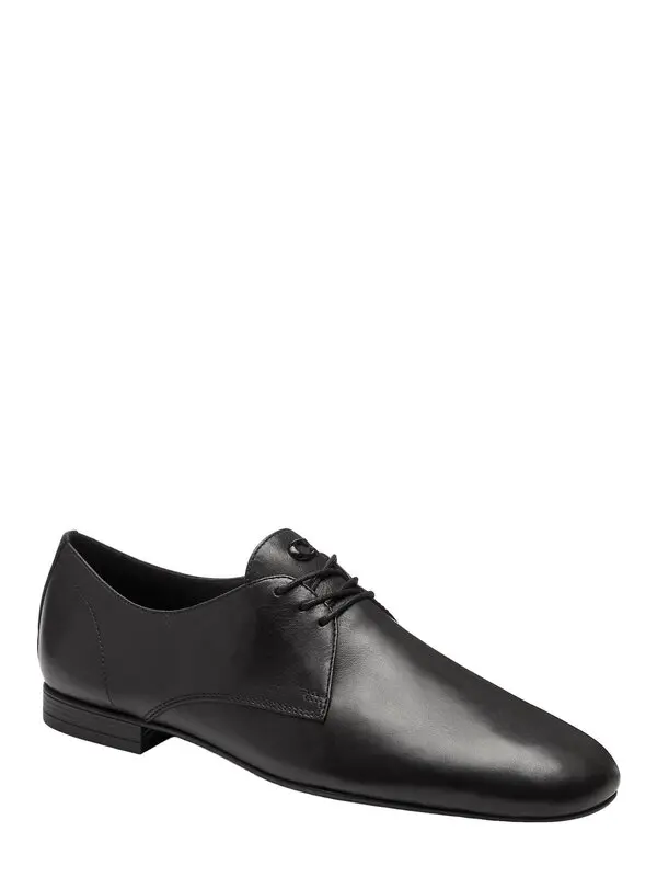 COACH Soft Derby Shoes - Black