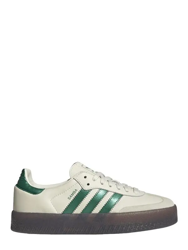 Adidas Sambae Sneakers - Cream White/bold Green/collegiate Green