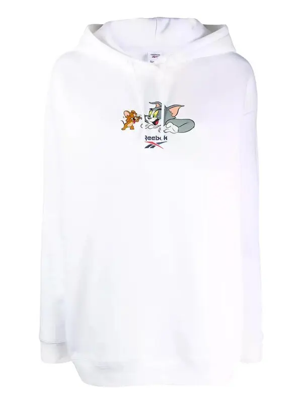 REEBOK Tom And Jerry Hoodie - White