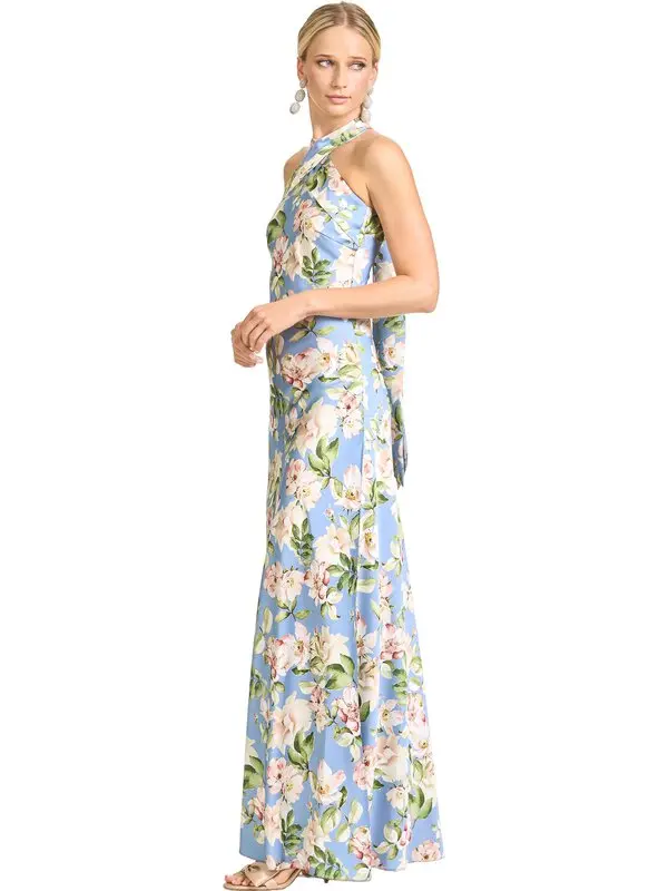 Sachin & Babi Laurant Printed Gown - Twilight Camellia