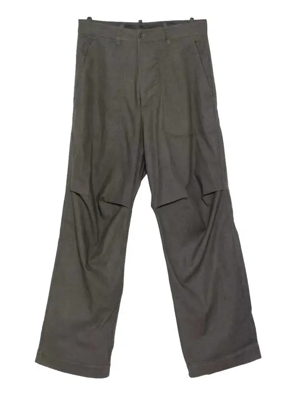 Masnada Cotton Trousers - Grey