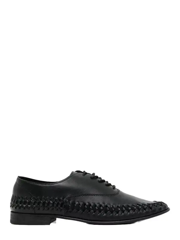 Yohji Yamamoto Lace-up Oxford Shoes - Black