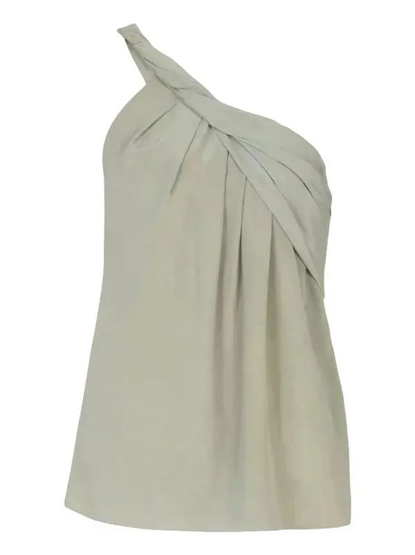Balmain One-shoulder Blouse - Green