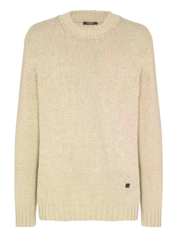 Balmain Crew-neck Sweater - Neutrals