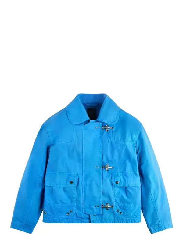 FAY 3 Ganci Bomber Jacket - Blue