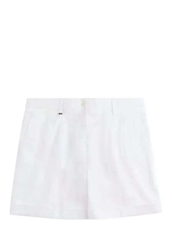 FAY Pleated Shorts - White