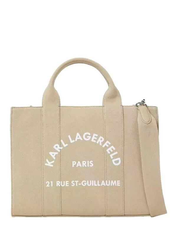 Karl Lagerfeld Rue St-guillaume Medium Tote - Neutrals