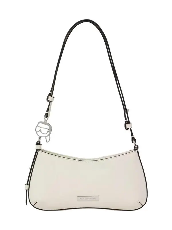 Karl Lagerfeld Mini Logo-plaque Shoulder Bag - Neutrals