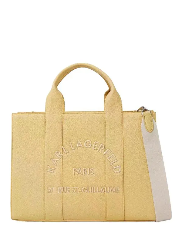 Karl Lagerfeld Medium Rue St-guillaume Tote Bag - Yellow