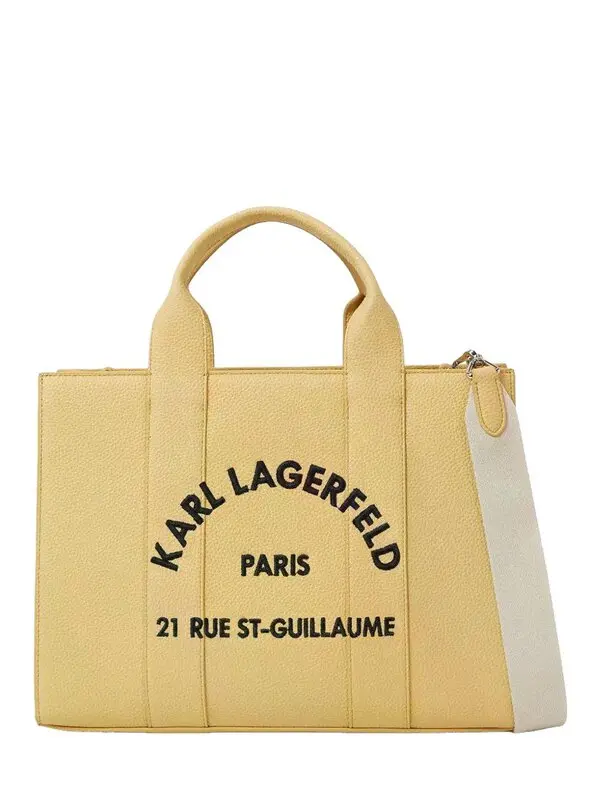 Karl Lagerfeld Rue St-guillaume Medium Tote Bag - Yellow