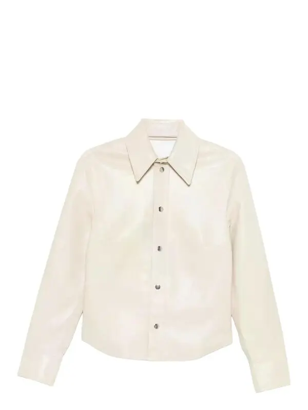 Nanushka Cut-out Shirt Jacket - Neutrals