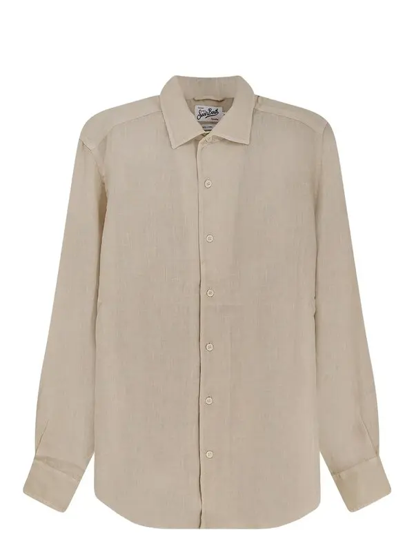 MC2 SAINT BARTH Raphael Linen Shirt - Beige
