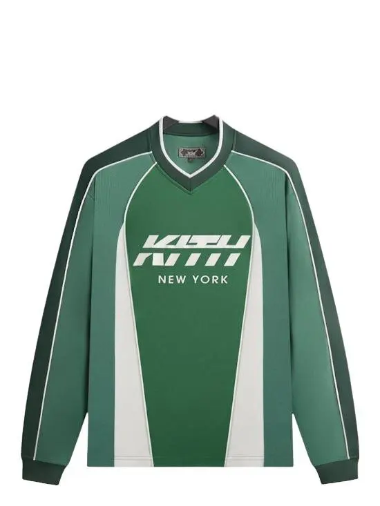 Kith Malik Long Sleeve Mesh Jersey - Conifer