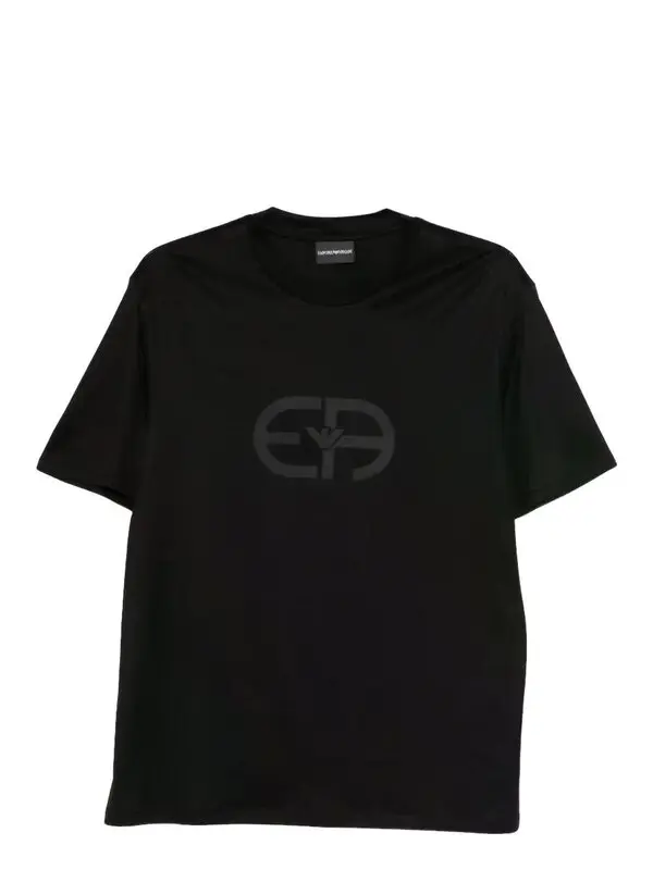 Emporio Armani Logo-detail T-shirt - Black