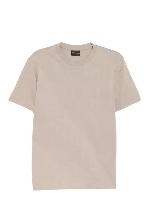 Emporio Armani Monogram T-shirt - Neutrals