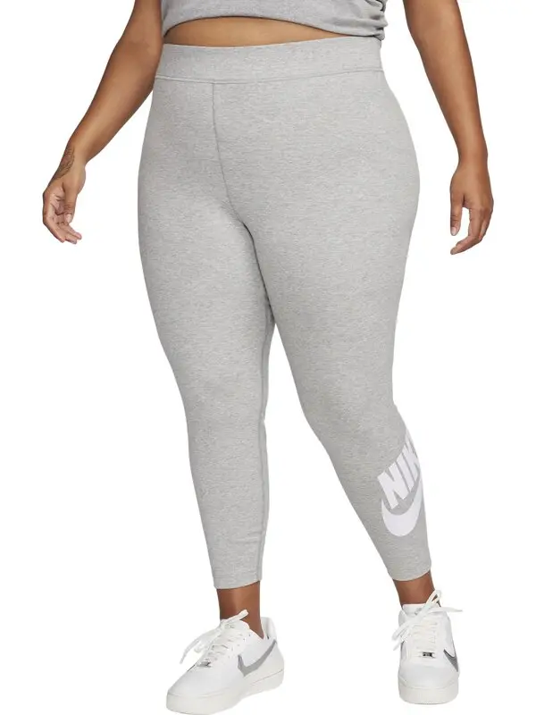 Nike Sportswear Classics High-waisted Graphic Leggings - Grey