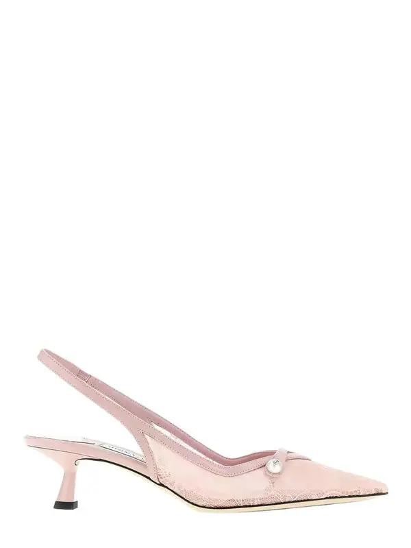 JIMMY CHOO Amita Lace Pumps - Pink