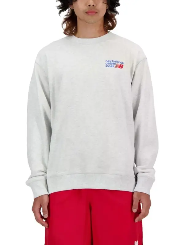 NEW BALANCE Crew-neck Sweatshirt - Grey