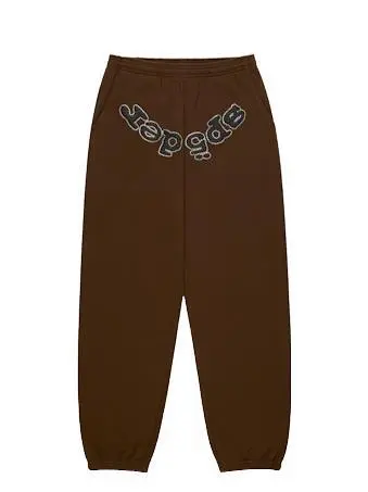 SP5DER Rhinestone Og Logo Sweatpant - Brown