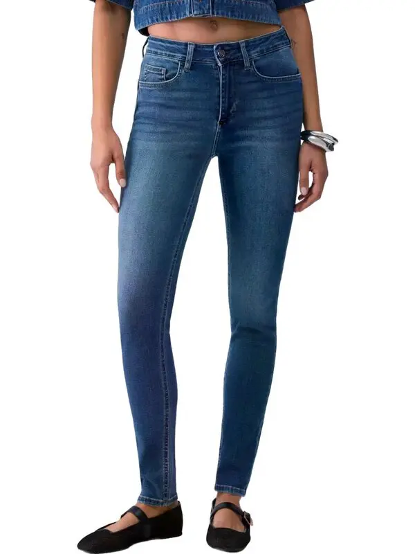 Liu Jo Appliquéd Skinny Jeans - Blue