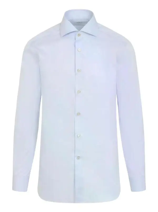 Kiton Buttoned Shirt - Blue